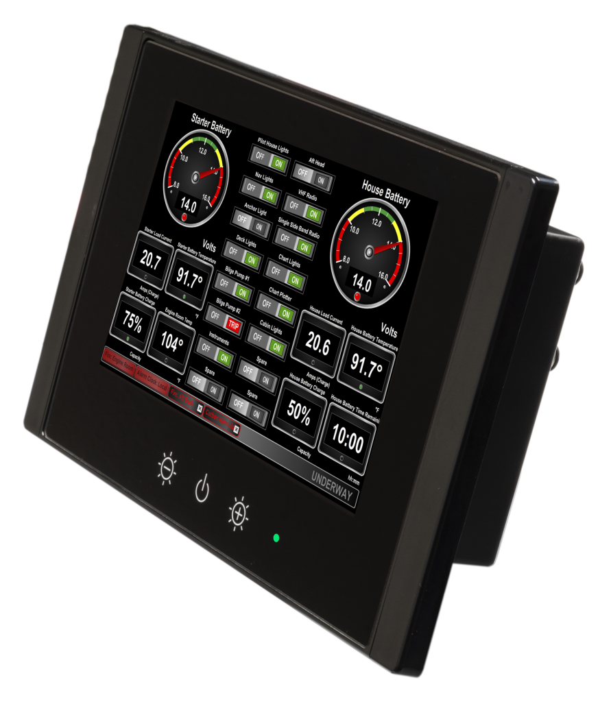 TSM810C 8" vessel monitoring and control touchscreen - Maretron
